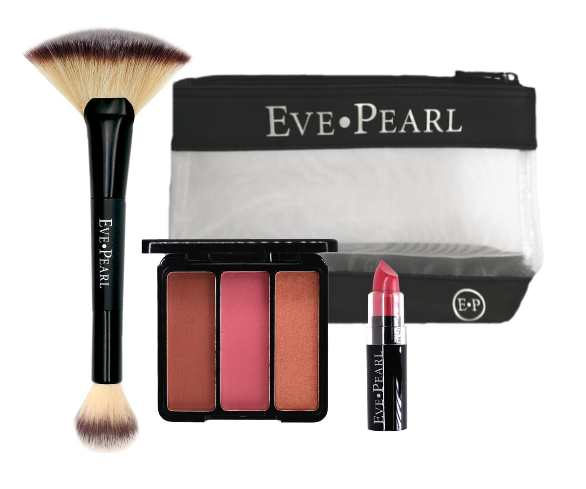 EVE PEARL 4-pc Blush & Lip Travel set-Sultry – EVE PEARL GreatFaces
